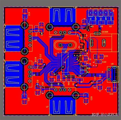 usb hub原理图及pcb设计 知乎