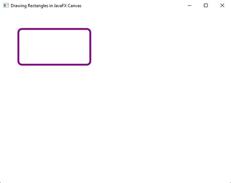 Drawing Rectangles In Javafx Canvas Rjavafx