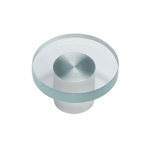 Round Glass Knob 45mm