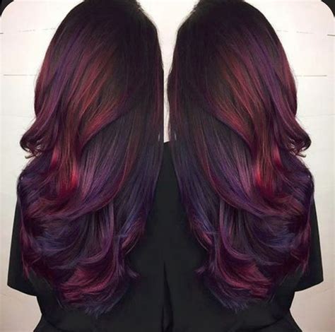 Pinterest Cmaries25 Dark Purple Hair Color Hair Color Plum Dark