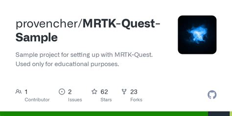 Github Provencher Mrtk Quest Sample Sample Project For Setting Up With Mrtk Quest Used Only