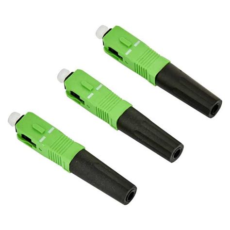Lenew Ftth Insertion Loss Less 0 3db Fast Fiber Connector Quick Assembly Conector Sc Apc 53mm