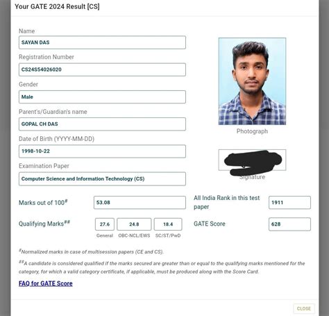 Sayan Das On Linkedin Gate Gate2024 Gateresults Ee