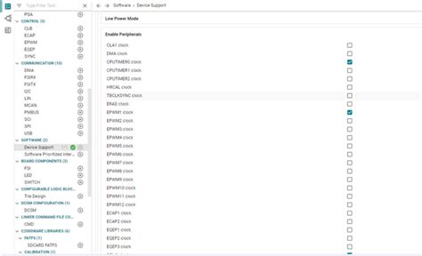 tms320f28p550sj sysconfig device support how to disable peripherals c2000 microcontrollers