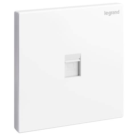 Galion Data Socket Rj 45 Cat 6 Utp 1 Gang White 282461 3414971142961 Legrand
