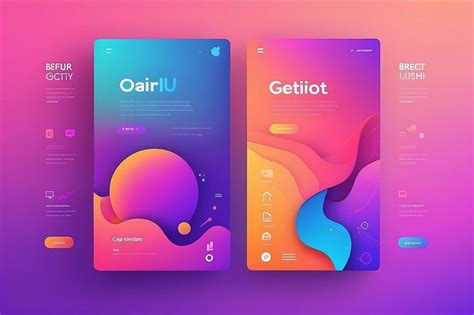 Gradient Uiux Background Premium Ai Generated Image
