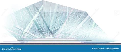 Abstract Intersecting Grid Background Stock Illustration Illustration