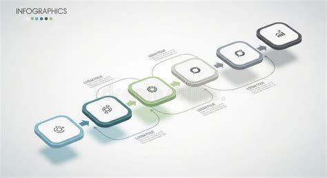 Sequential Process Flow Stock Illustrations 854 Sequential Process