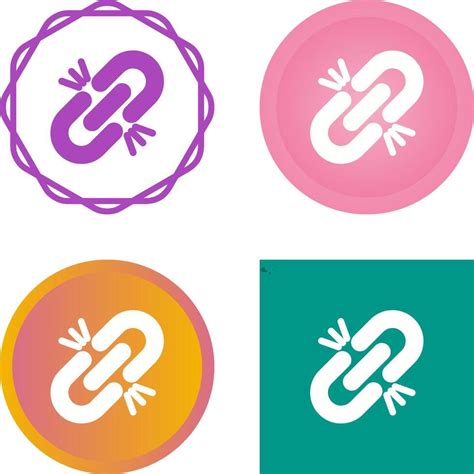 Broken Link Vector Icon 40783700 Vector Art At Vecteezy