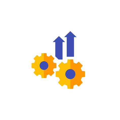 Operational Excellence Efficiency Icon Flat Vector Eps Vector Art At Vecteezy