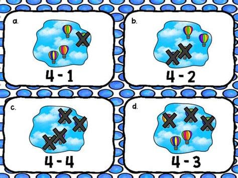Subtraction Write The Room By The Tiny Tot Teacher Tpt