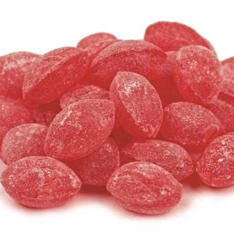 Sanded Wild Cherry Drops Old Fashioned Hard Candy 2 Pounds Claeys Candies