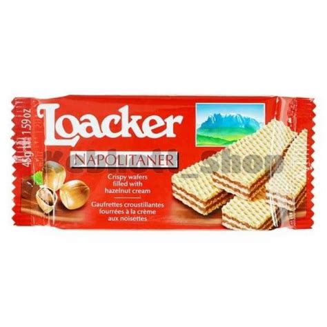 Jual Loacker Quadratini Napolitaner Wafer 45gr Wafer Krim Kacang