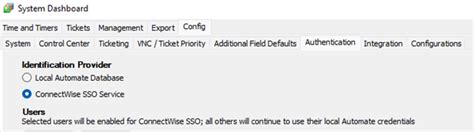 ConnectWise SSO Setup Guide For Automate Users ProVal Tech