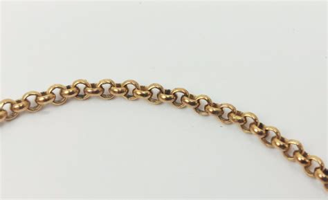 9ct Gold Belcher Link Chain Sally Antiques