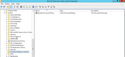 How To Create A Fine Grained Password Policy In Ad