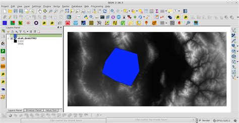 Pyqgis Clipping A Raster Using An Irregular Polygon With Python Geographic Information