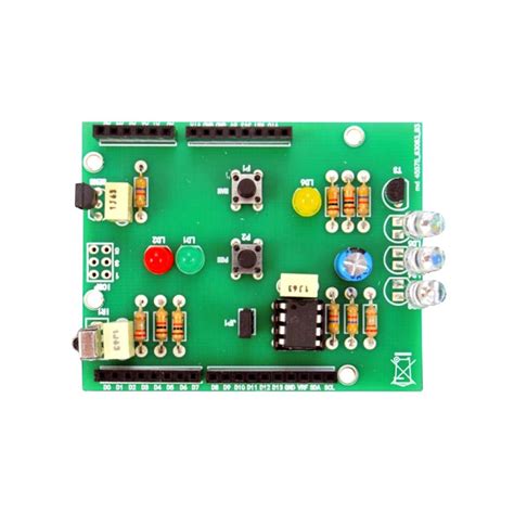 Ardir Shield Kit With Tx Rx Infrared Universal Remote Control For Arduino