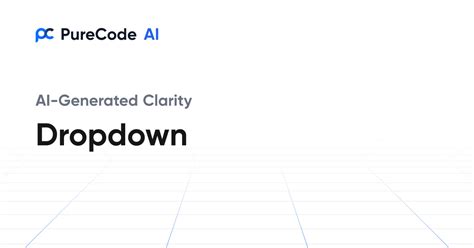 Build Great Clarity Dropdown Components Faster Using Ai Tools