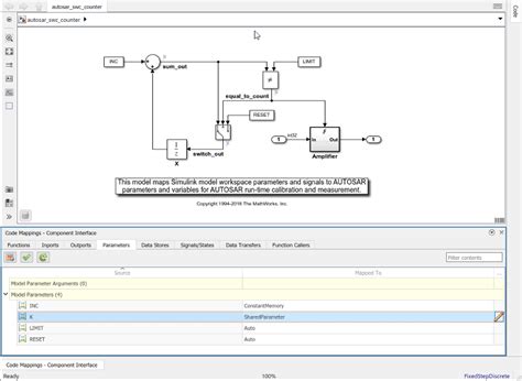 Configure Autosar Shared Or Per Instance Parameters Matlab And Simulink