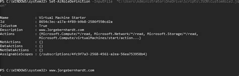 how to create and manage custom roles using azure powershell · jorge bernhardt