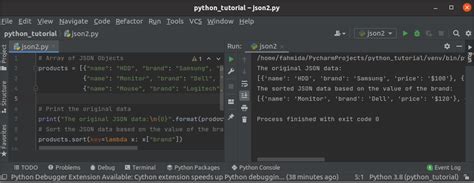 How To Sort Json Objects In Python