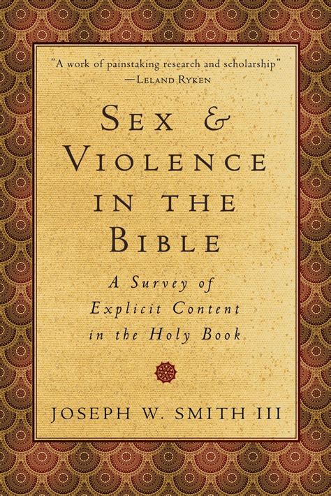 Sex And Violence In The Bible