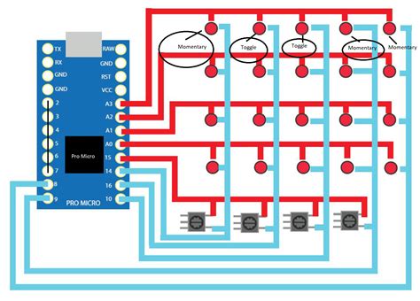 USB Button Box With Toggles And Momentary General Guidance Arduino Forum
