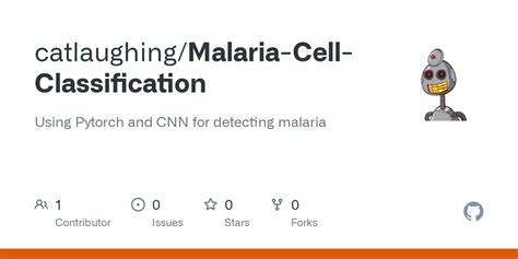 Github Catlaughingmalaria Cell Classification Using Pytorch And Cnn For Detecting Malaria