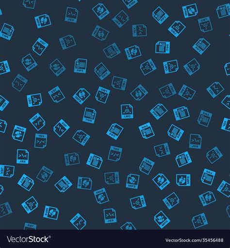 Set Mp3 File Document Ppt Obj And Xsl Royalty Free Vector