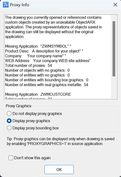 Why The Proxy Objects In Drawings Cannot Be Displayed In Zwcad
