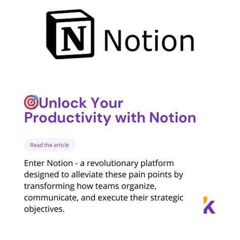 Notion Productivity Nocodetools Businessautomation Kreante Kreante Nocodeandlowcode Agency