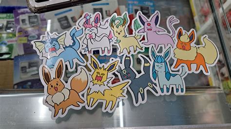 寶可夢 神奇寶貝 伊布 醜貼紙 同人周邊 同人資訊與創作宣傳、二創同人專屬交流平台 台灣同人誌中心