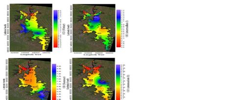 space temporal contour maps of the dissolved oxygen do in the