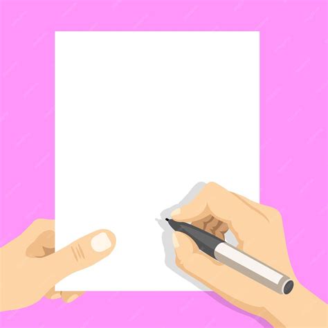 Premium Vector Hand Holds Pencil An Eraser Writing Erasing