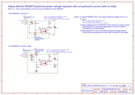 MOSFET Based Voltage Regulator To Power V Gadgets By Li Ion Li Po Battery Platform For
