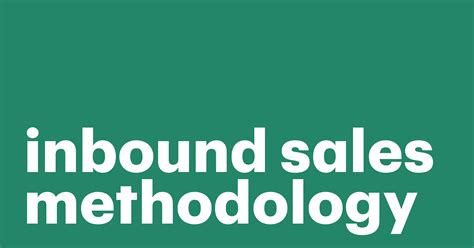 Inbound Sales Methodology Process Definition Techniques Pandadoc