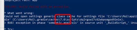 Could Not Open Settings Generic Class Cache For Settings File Settings