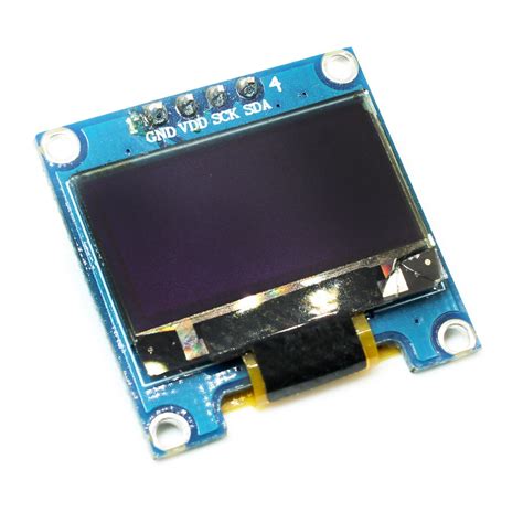ماژول نمایشگر Oled دو رنگ 0 96 اینچ دارای ارتباط I2c