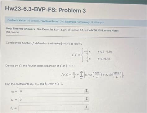 Consider The Function F Defined On The Interval Chegg