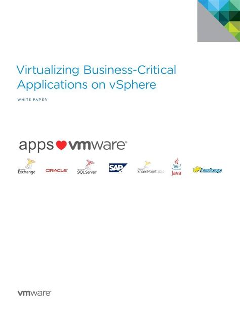 Pdf Virtualizing Business Critical Applications On Vsphere Dokumen Tips