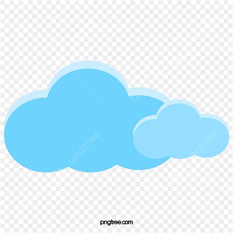 파란색 만화 구름 일러스트 푸른색 구름 만화 구름 하늘에 구름 Png 일러스트 및 Psd 이미지 무료 다운로드 Pngtree