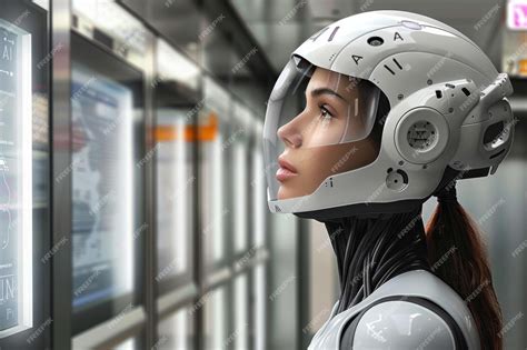 Ai Robot In High Tech Lab Advanced Technology In Artificial
