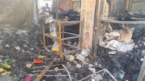 Un Homme Placé En Garde à Vue Incendie Au Marché Ocas De Touba