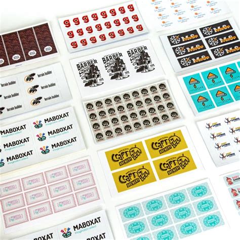 Rectangle Labels Stikets