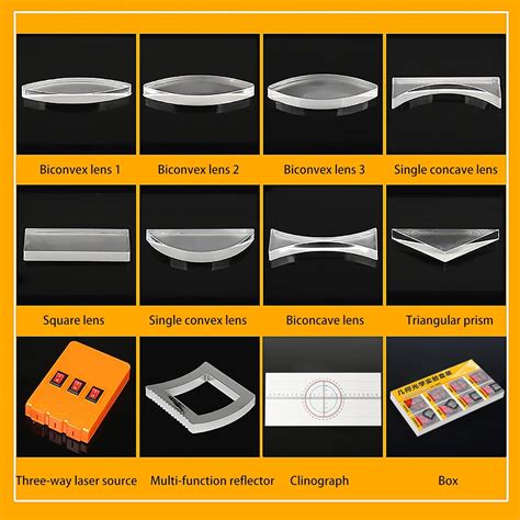 Exbepe Physics Optics Experiment Set With Prisms Convex India Ubuy