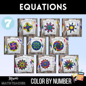 Equations Bundle Lesson Notes Quick Checks And Color By Number