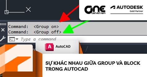 sự khác nhau giữa group và block trong autocad onecadvn best cad solutions