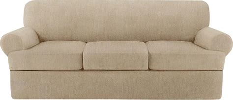 Jcones 4 Piece T Cushion Sofa Slipcovers Stretch Couch
