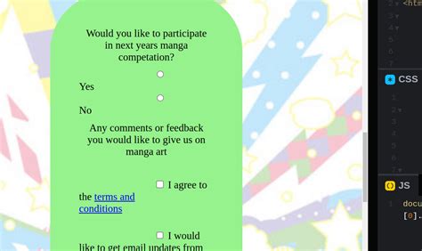My First Survey Would Love Feedback Code Feedback The Freecodecamp Forum
